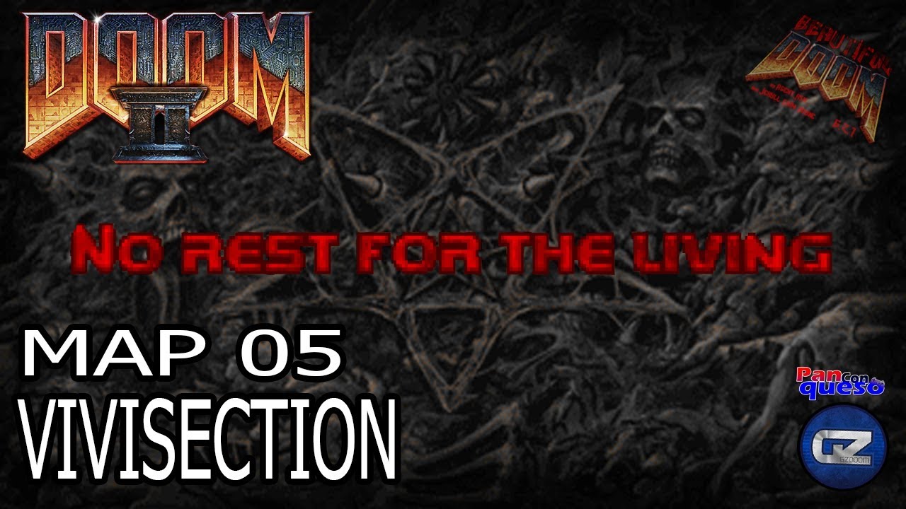 Doom II: No Rest For The Living (100%) - MAPA 05: Vivisection [60 FPS] - YouTube