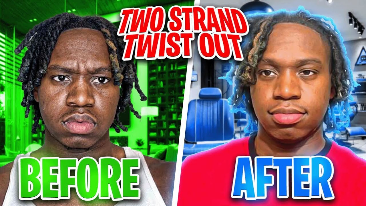 TAKING TWO STRAND TWIST OUT AFTER 2 WEEKS 🤩 (How To Get Curl Dreads 😳 ...