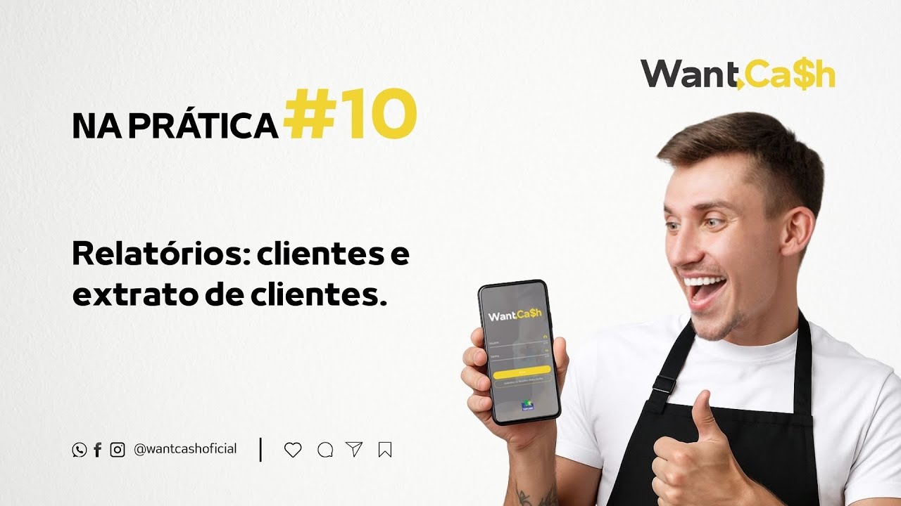 WantCash na Prática #10 - Relatórios: clientes e extrato de clientes ...