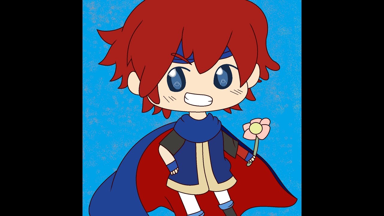 SpeedPaint #13 - Roy Chibi (Fire Emblem) - YouTube