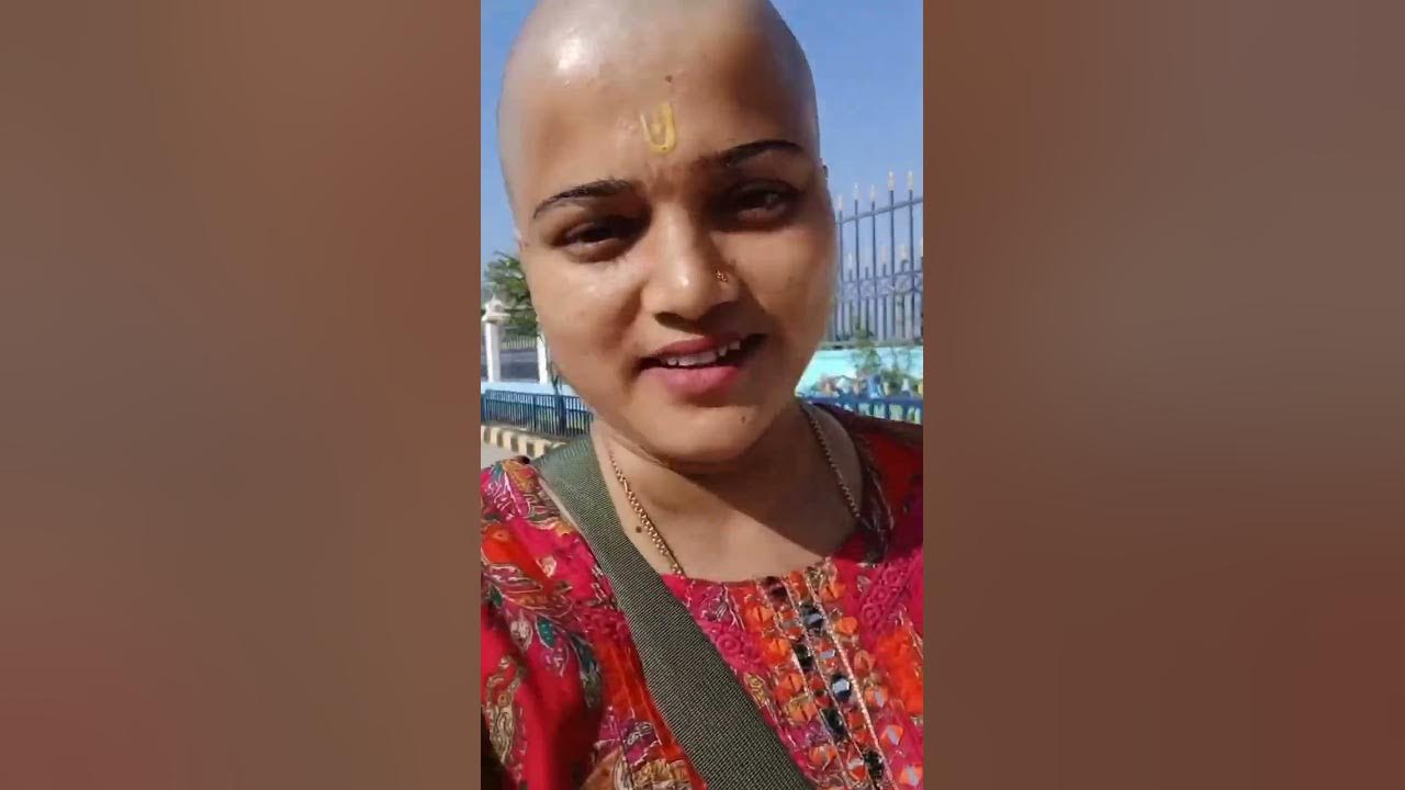 New mottai women (you mom head shave) temple - YouTube