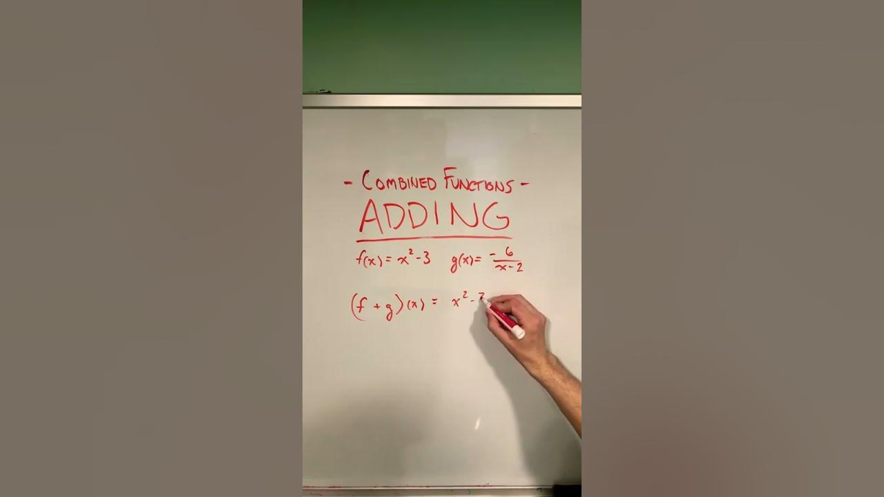 Combined Functions Example (ADDING FUNCTIONS) #shorts - YouTube