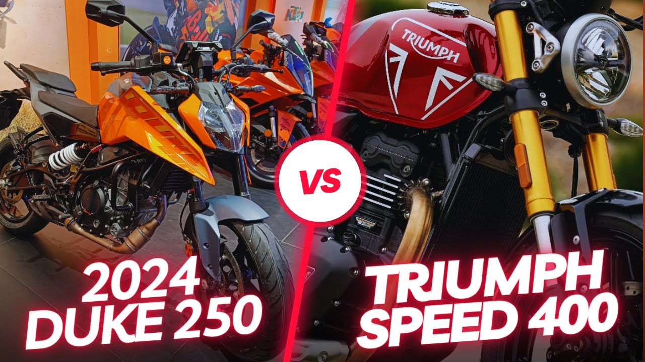 2024 KTM Duke 250 VS Triumph Speed 400 || KTM VS Triumph - YouTube