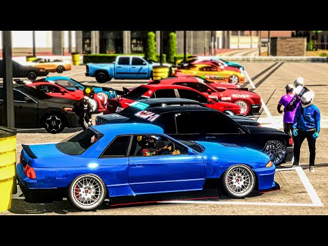 Stance Car Meet Event with Drifting and Racing | Car Parking ...