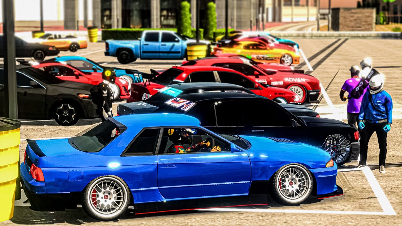 Stance Car Meet Event with Drifting and Racing | Car Parking ...