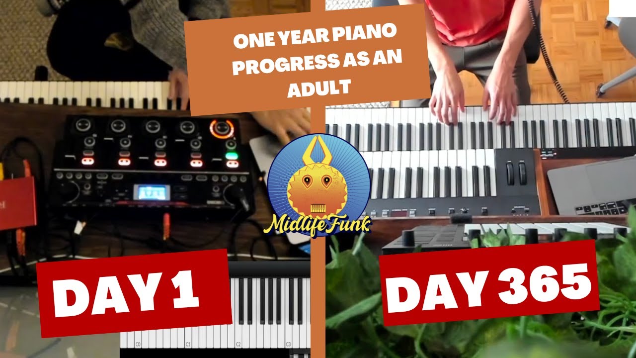 One Year Piano Progress from Absolute Beginner [1 Hour/Day] - YouTube