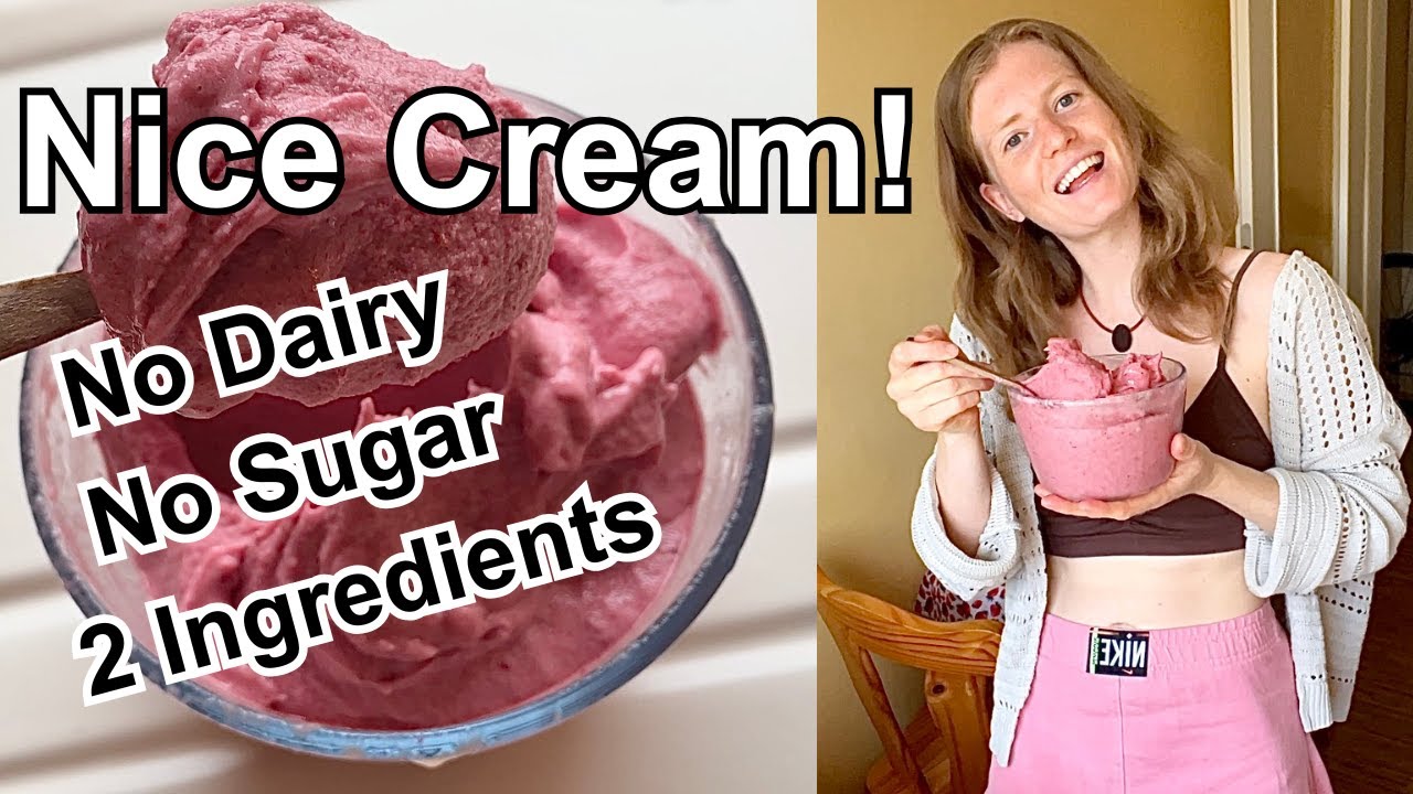 The EASIEST Nice Cream making method🍦🍓 (no Vitamix needed!) - YouTube