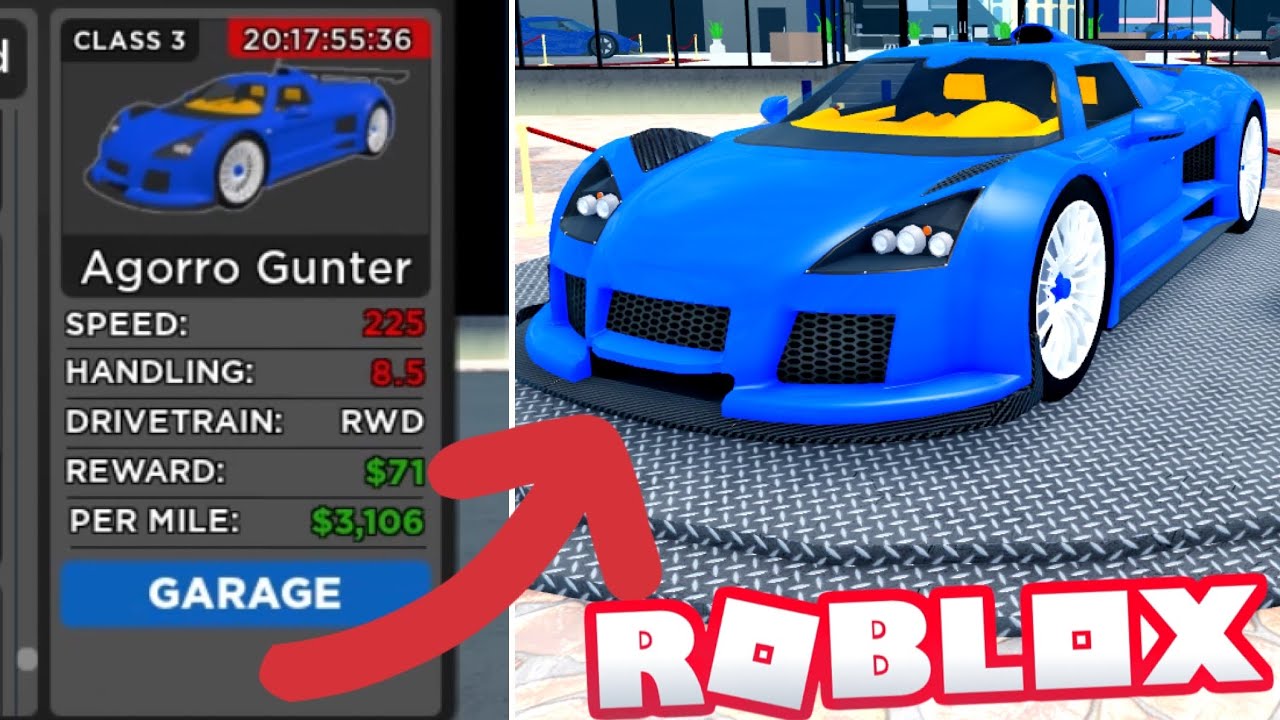 Buying the new Limited Agorro Gunter in Roblox Car Dealership Tycoon ...