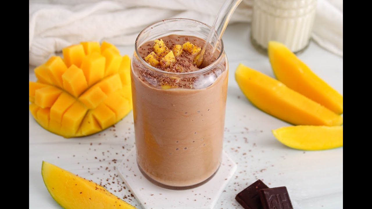Chocolate Mango Smoothie - YouTube