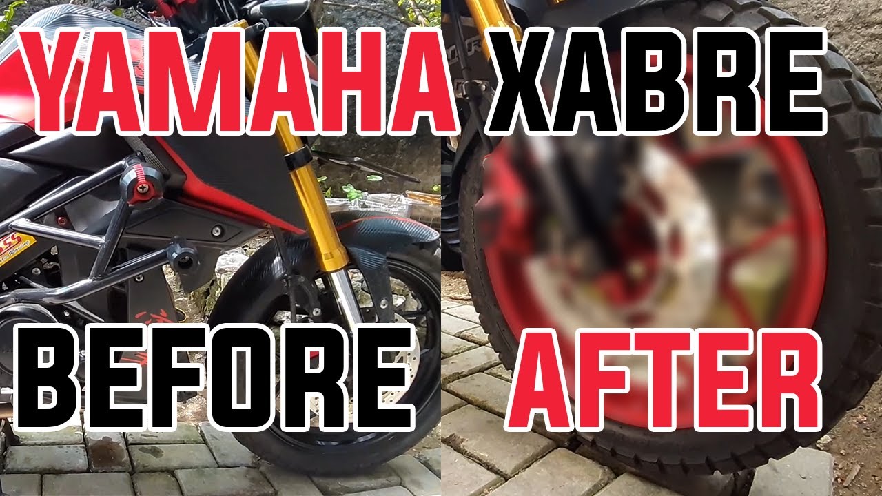 REPAINT YAMAHA XABRE !! - YouTube