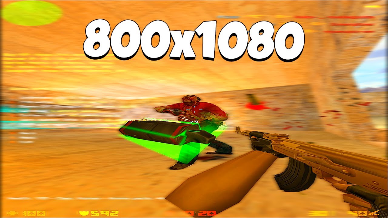 CS 1.6 ZOMBIE MOD : Resolution 800x1080 - YouTube