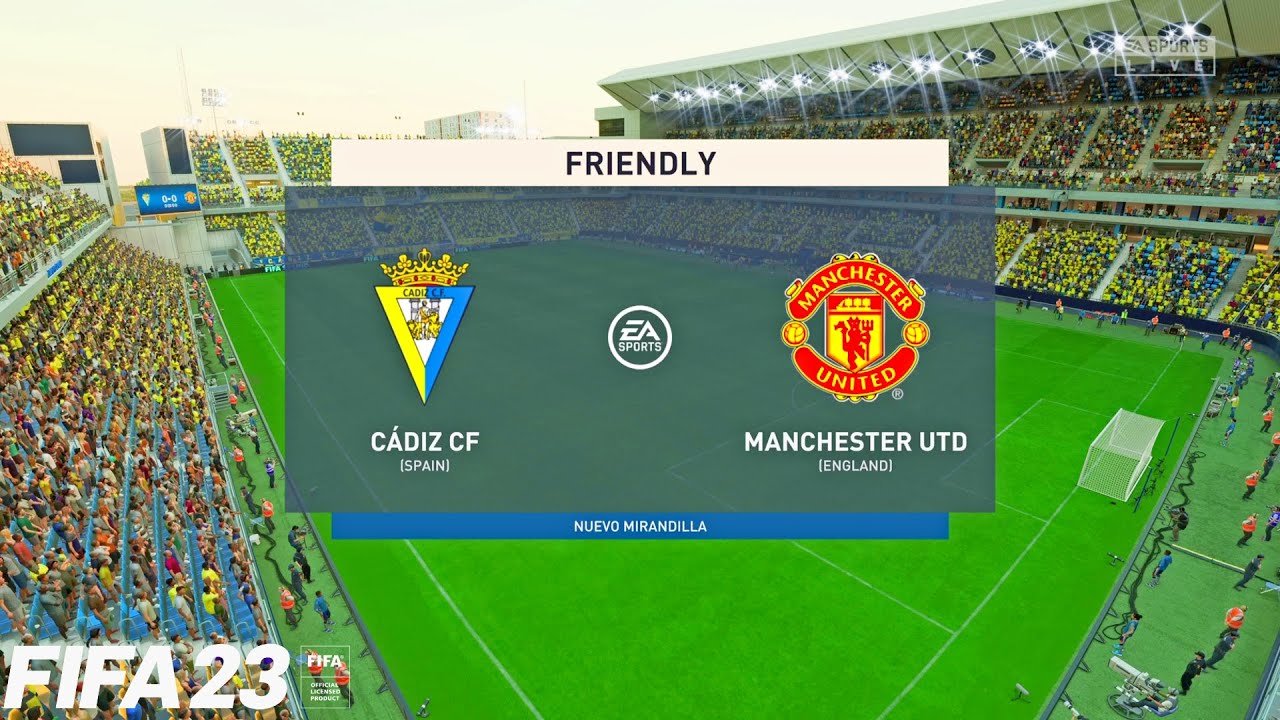 FIFA 23 | Cadiz vs Manchester United - Club Friendly - Full Gameplay ...