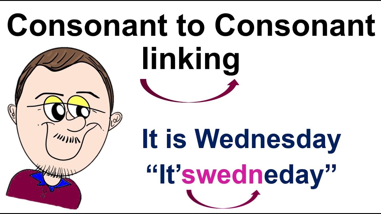 Consonant to consonant linking | connected speech - YouTube