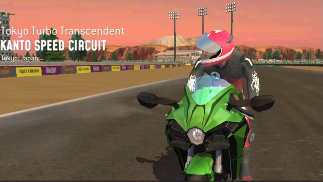 Kawasaki ninja H2R RACE /Modified green H2R (Android gameplay) - YouTube