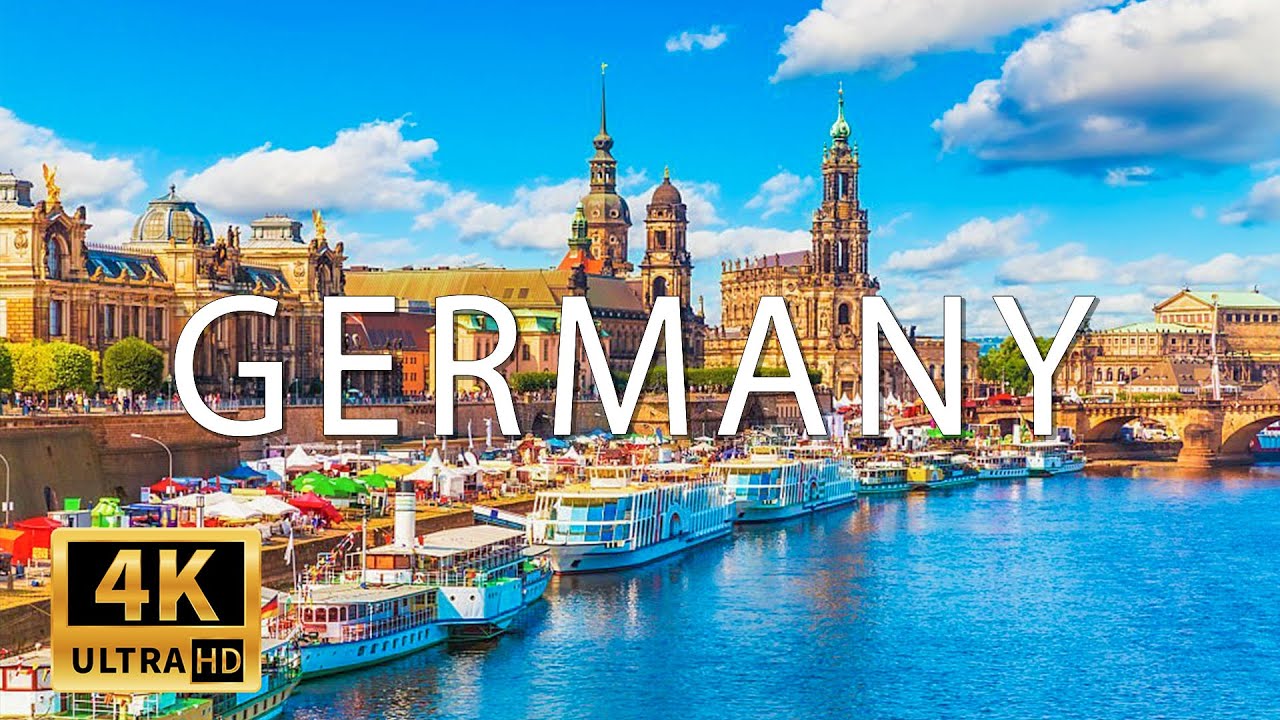 FLYING OVER GERMANY (4K UHD) - Relaxing Music With Stunning Beautiful ...