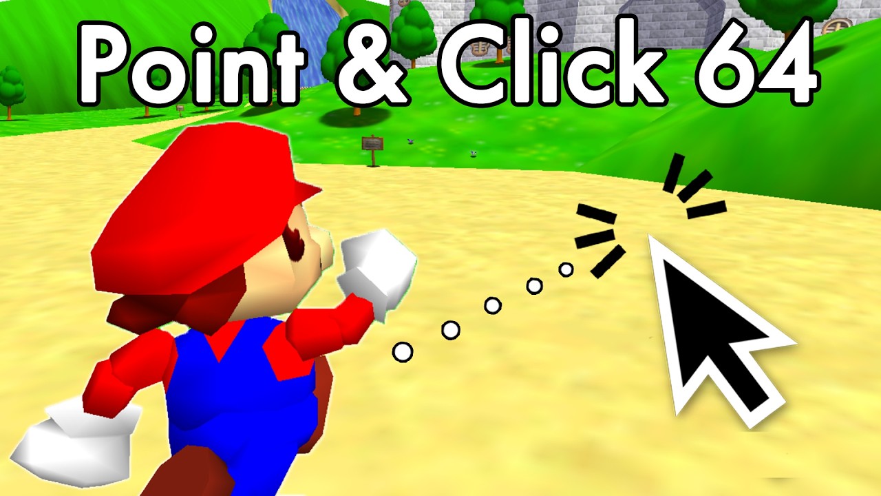 Mario 64, But Its Point & Click (ALL 120 Stars) - YouTube