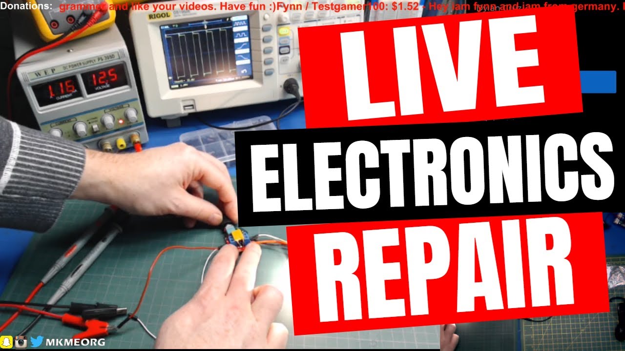 🔴 LIVE: Pulse Width Modulated LED & Motor Controller Oscilloscope Test ...