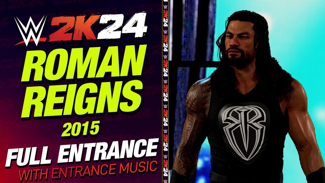 ROMAN REIGNS 15 WWE 2K24 ENTRANCE - #WWE2K24 ROMAN REIGNS 15 ENTRANCE ...