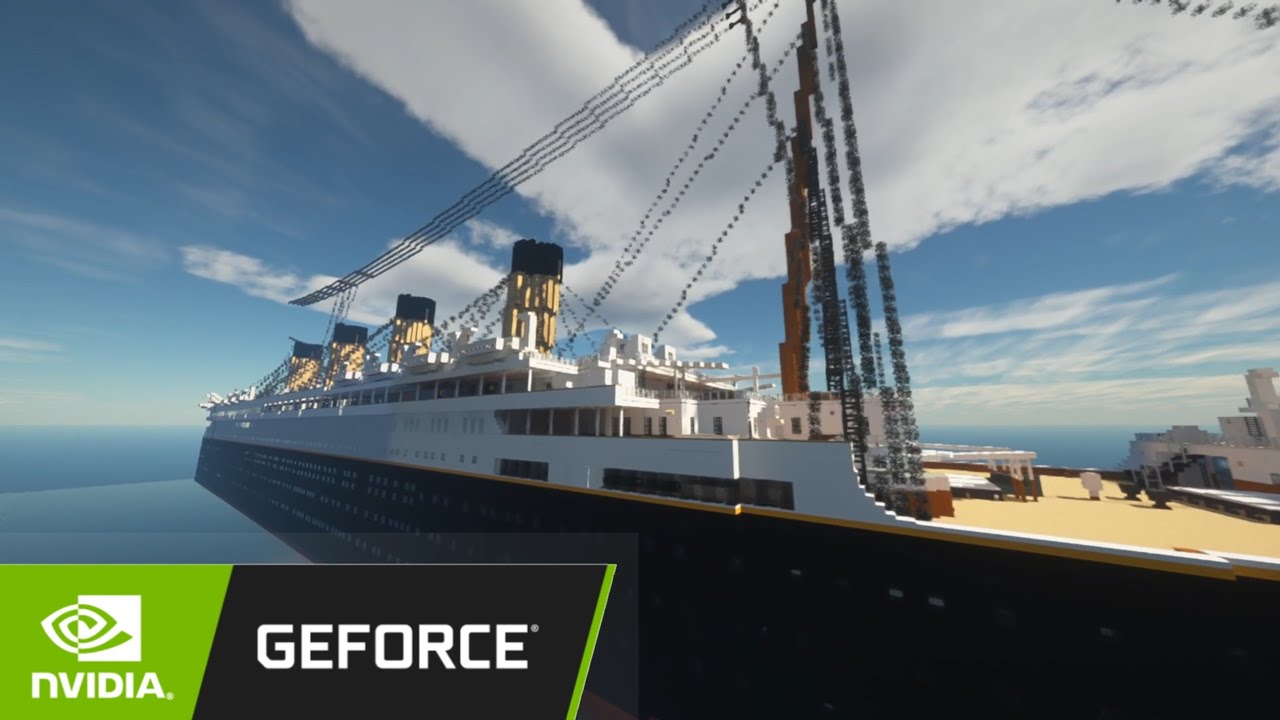 RMS Titanic | Minecraft Ray tracing - YouTube