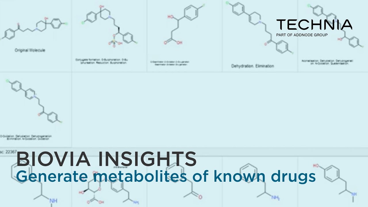 Generate metabolites of known drugs - YouTube