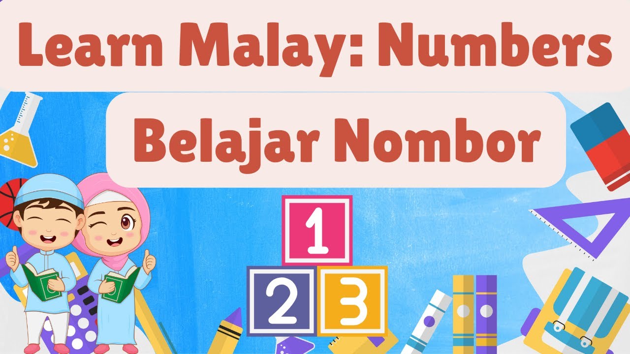 Learn Numbers in Bahasa Melayu! Belajar Nombor | Educational videos ...