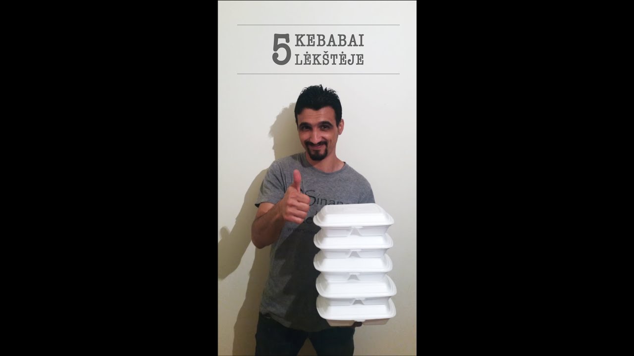 5 kebabai lėkštėje TAU - YouTube