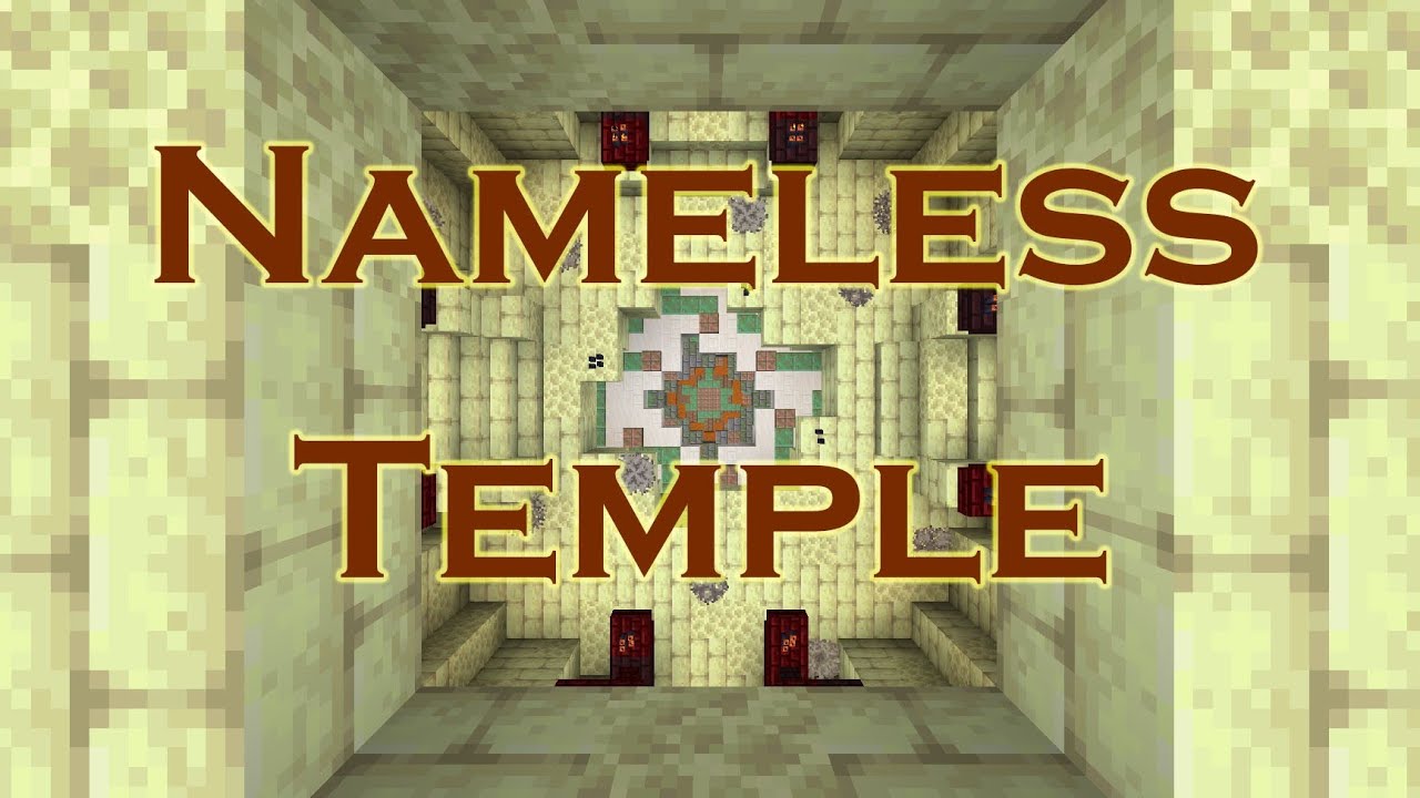 You are the nameless person! Nameless Temple | Minecraft map - YouTube