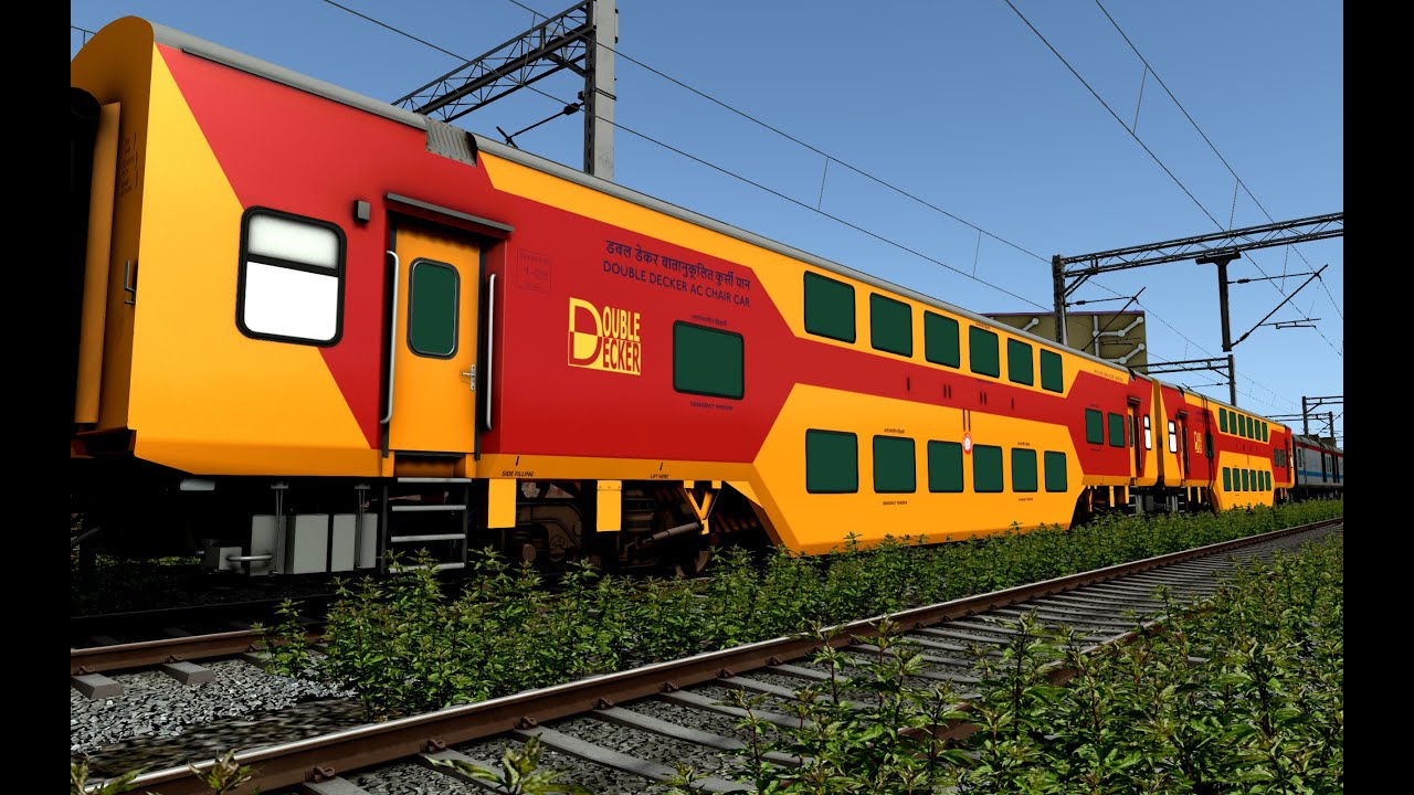 1st Look of Double Decker Train in Train Simulator by DMG + Indian ...