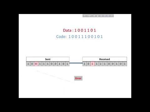 Hamming Code- Error Detection and Correction explain - YouTube