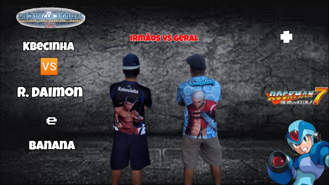 #LIVE DO NADA KBECINHA VS RAFAEL DAIMON VS BANANA + IRMÃOS VS GERAL + MEGAMAN 7 SNES - YouTube