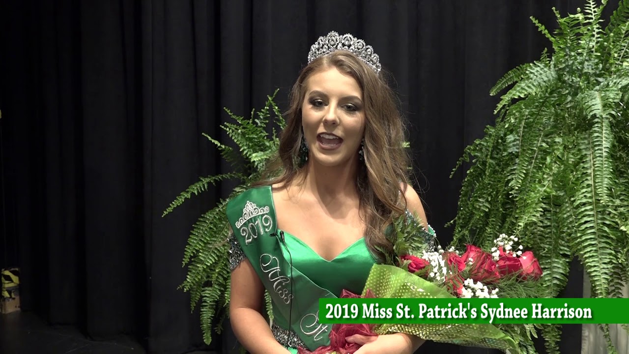 2019 Miss St. Patrick's is Sydnee Harrison - YouTube