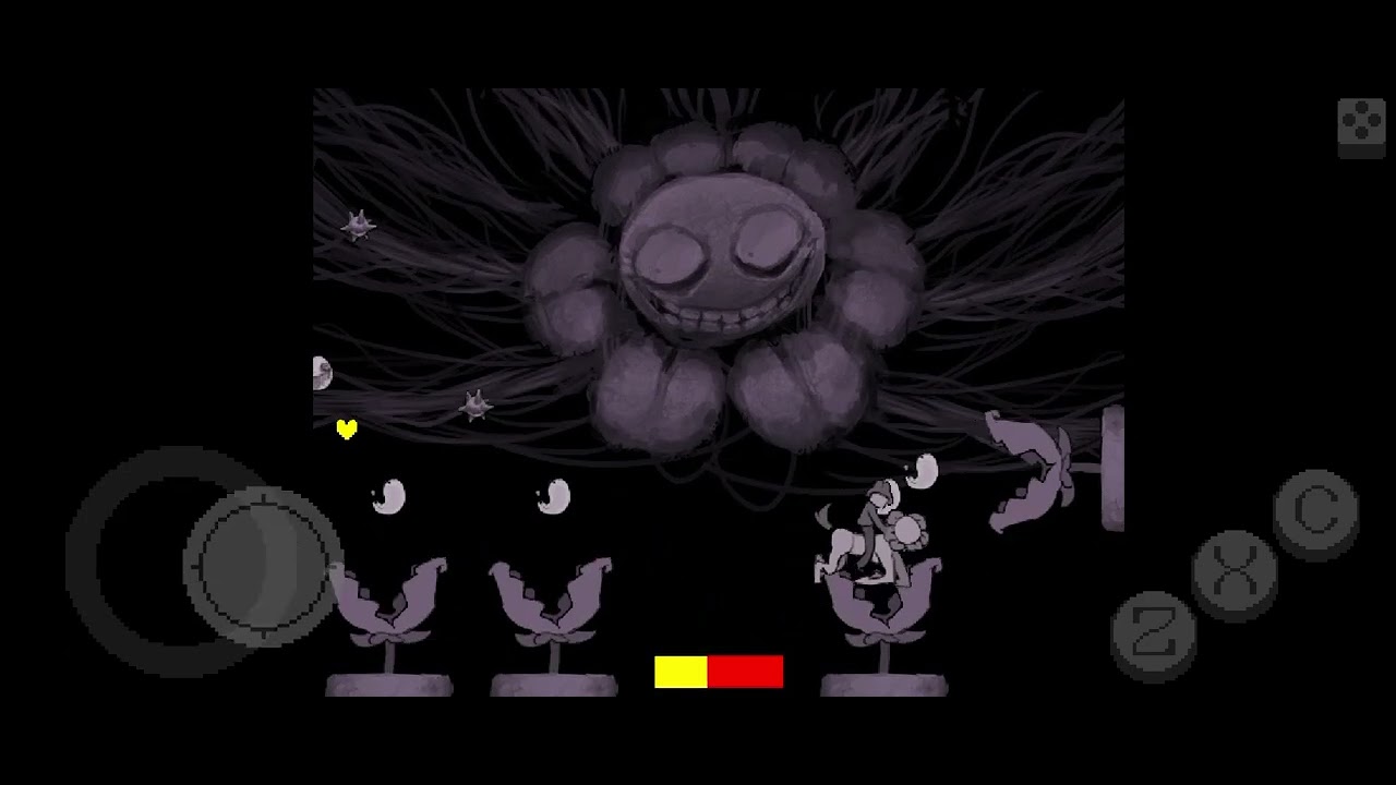 Undertale yellow on mobile, the rest of flowey fight+ending - YouTube