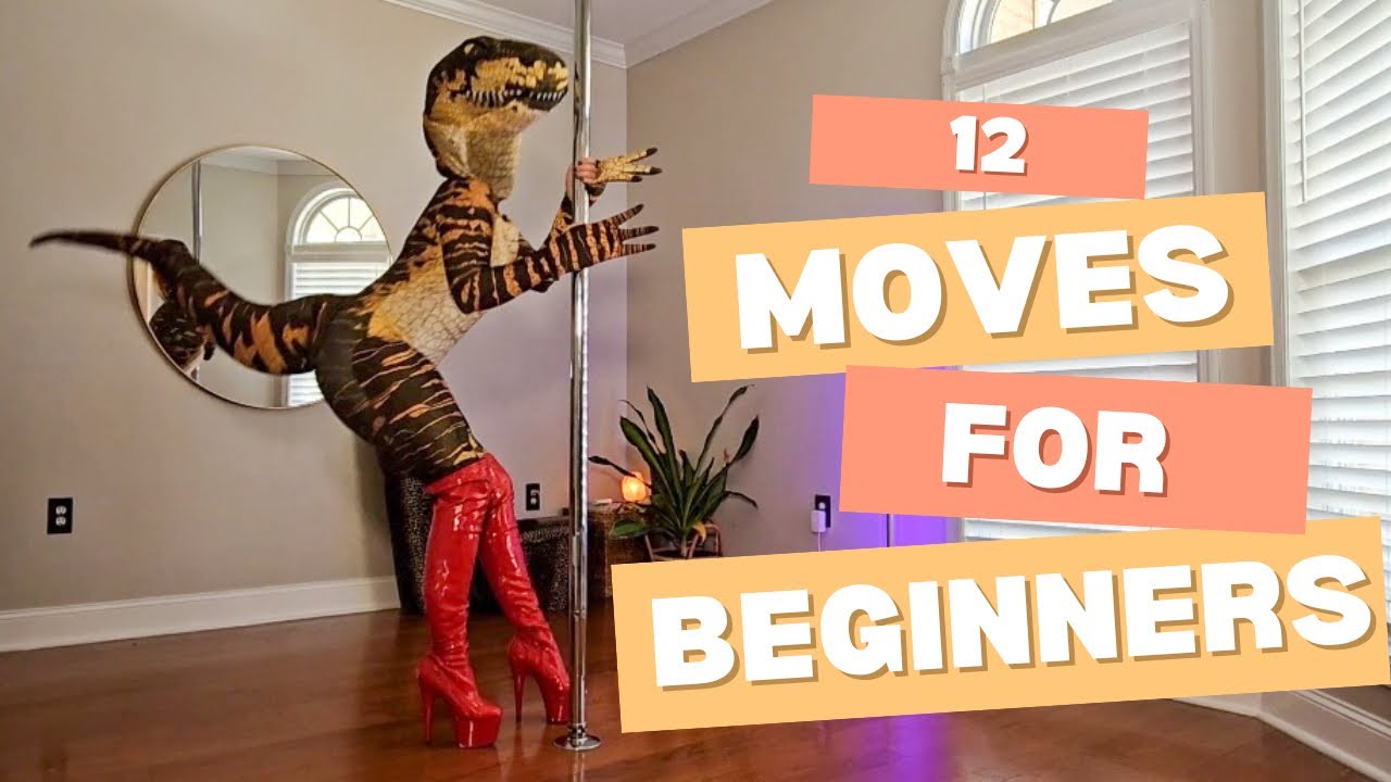My Favorite Beginner Pole Spins | So easy a Dino could do it! - YouTube