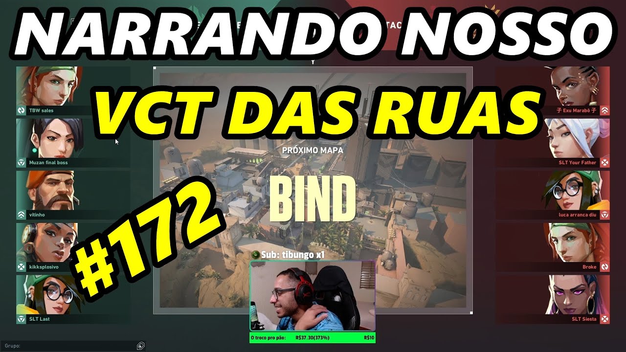 Ele jogou muito e no último round jogou mais | BIND no VCT das Ruas ...