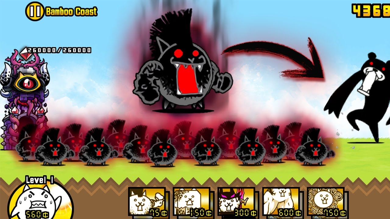 The Battle Cats - Spam Black Manic Mohawk! - YouTube