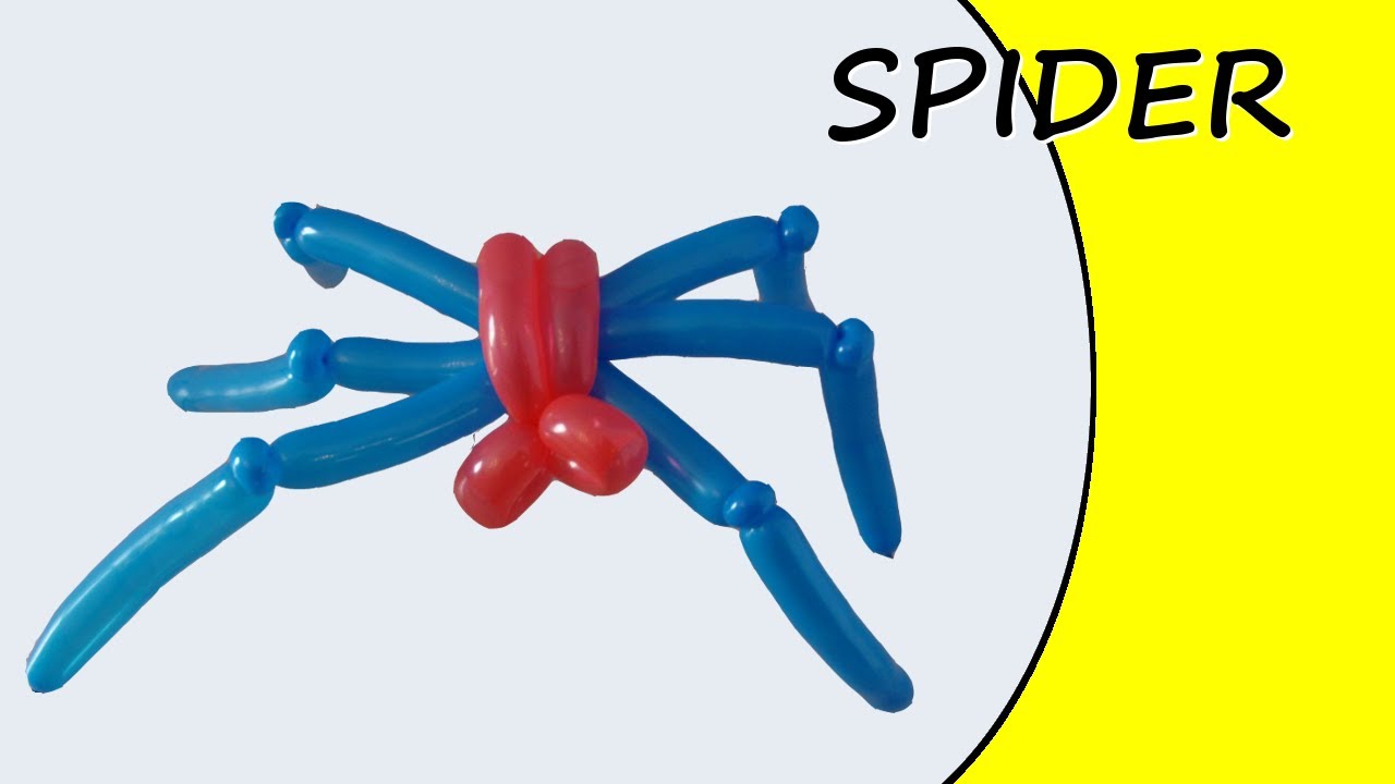 Balloon Modelling Art - The spider - Balloon Twisting - YouTube