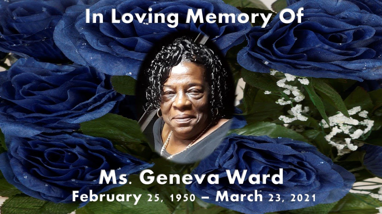 Homegoing Celebration for Ms. Geneva Ward - YouTube