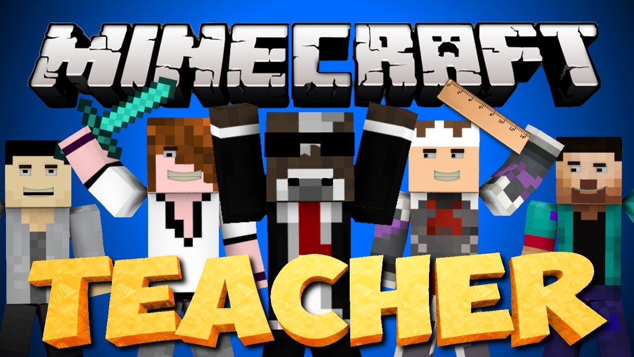 Minecraft TEACHER Minigame Map w/ DEADLOX, SETOSORCERER and MORE - YouTube