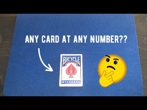 Can this Any Card at Any Number card trick fool you?? - YouTube