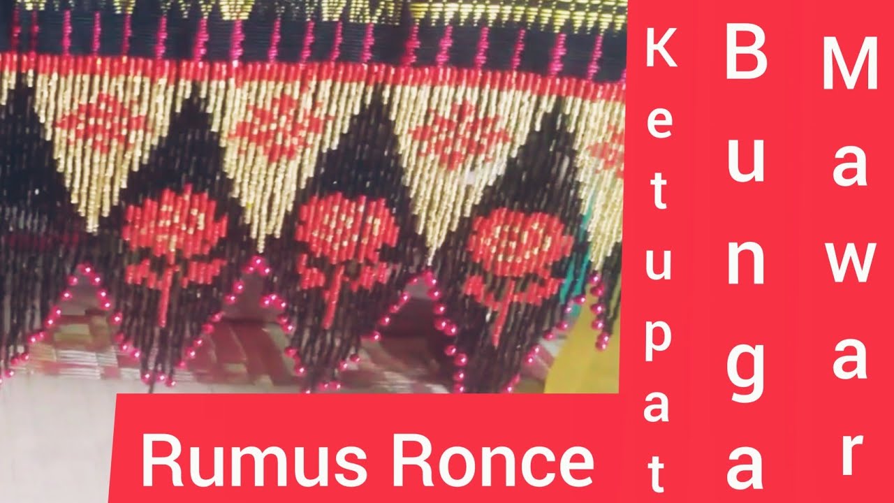 Rumus Ronce Ketupat Bunga Mawar - YouTube