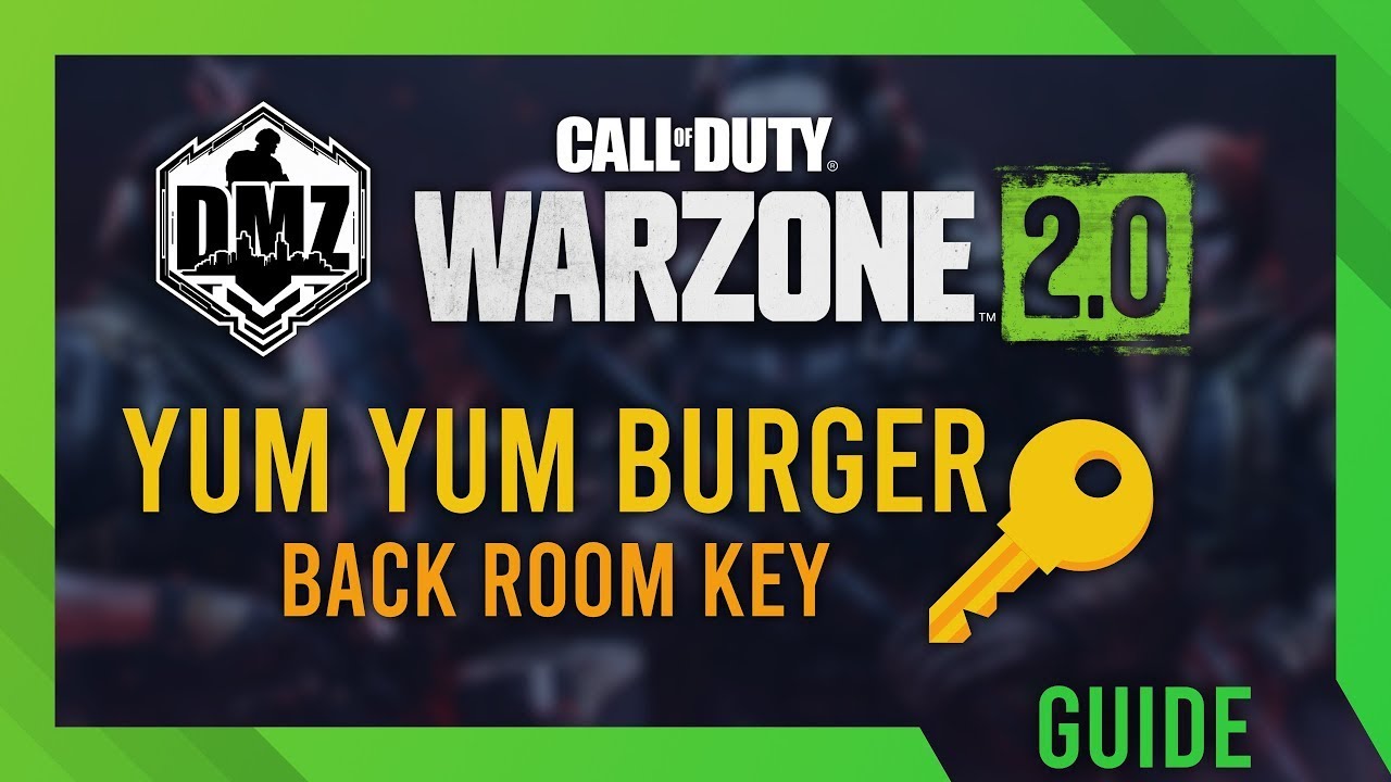 Yum Yum Burger Back Room Key | Location Guide | DMZ Guide | Simple ...