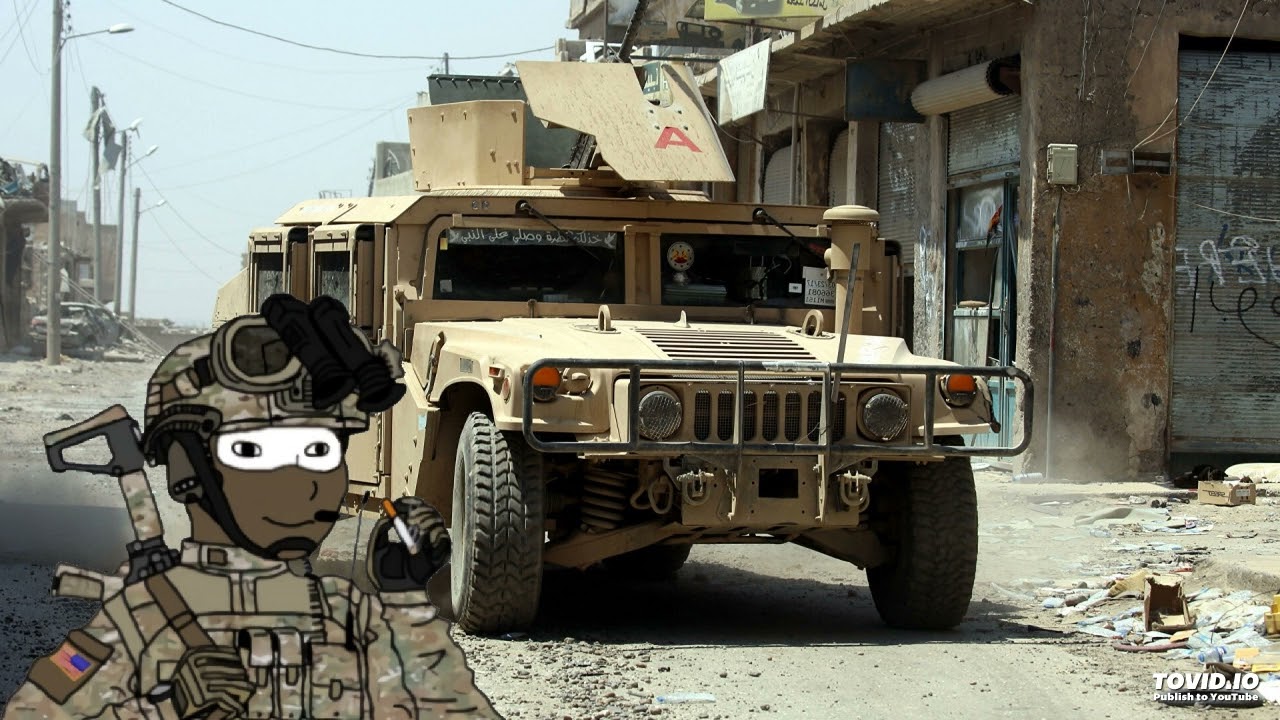 "The Reason" but your humvee just got ambushed in the streets of Raqqa ...