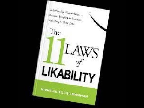 01 11 Laws of Likeability michelle Lederman - YouTube