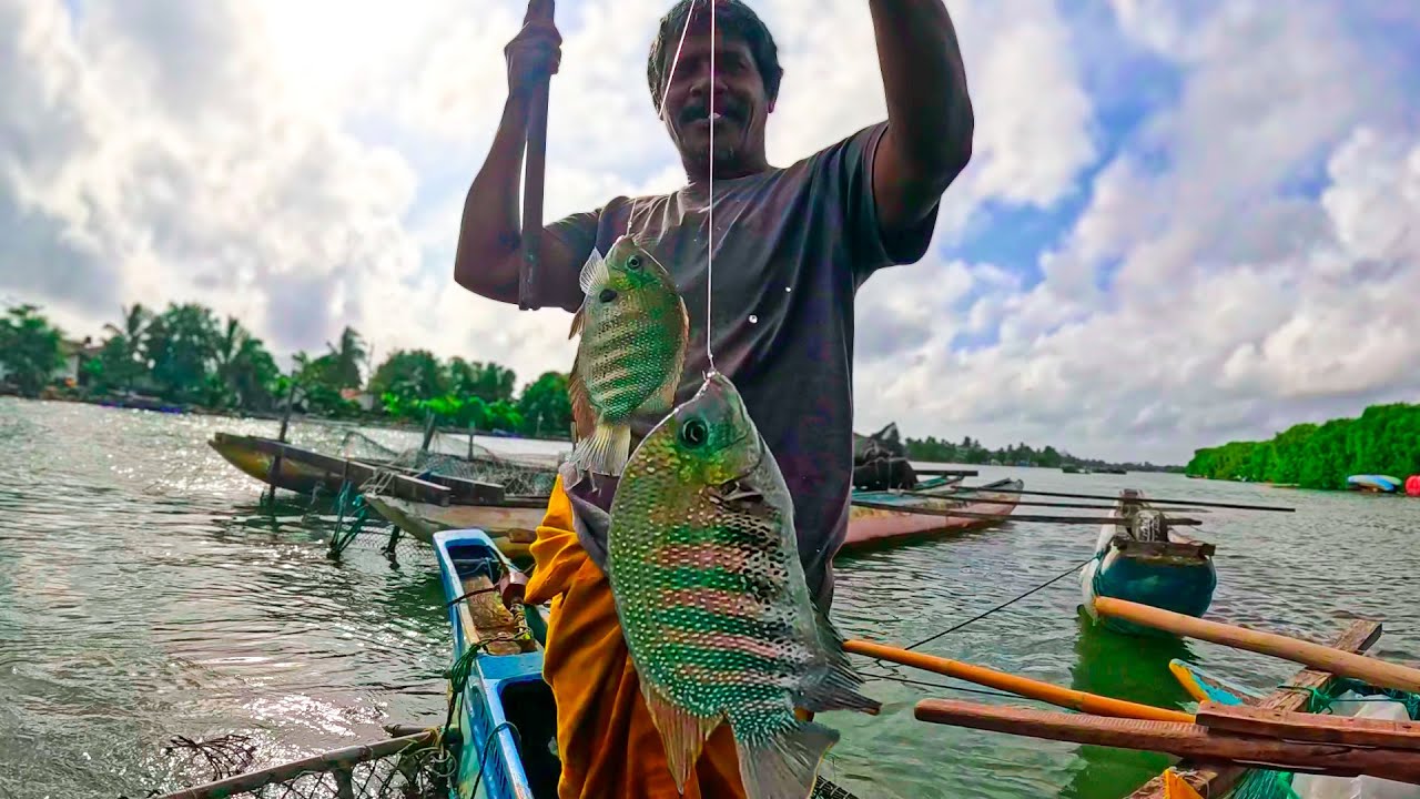 Double Hook-up! Back to Back Green Chromide Fishing in Beautiful ...