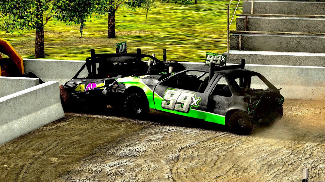 BeamNG Demolition Derby (Limited Weld Compacts) - YouTube