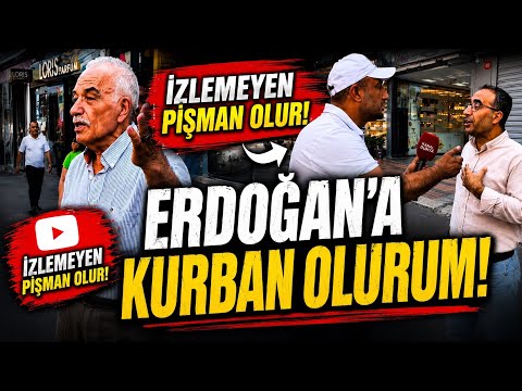 ERDOĞAN’A KURBAN OLURUM ! İZLERKEN DÜŞÜNDÜREN RÖPORTAJ.