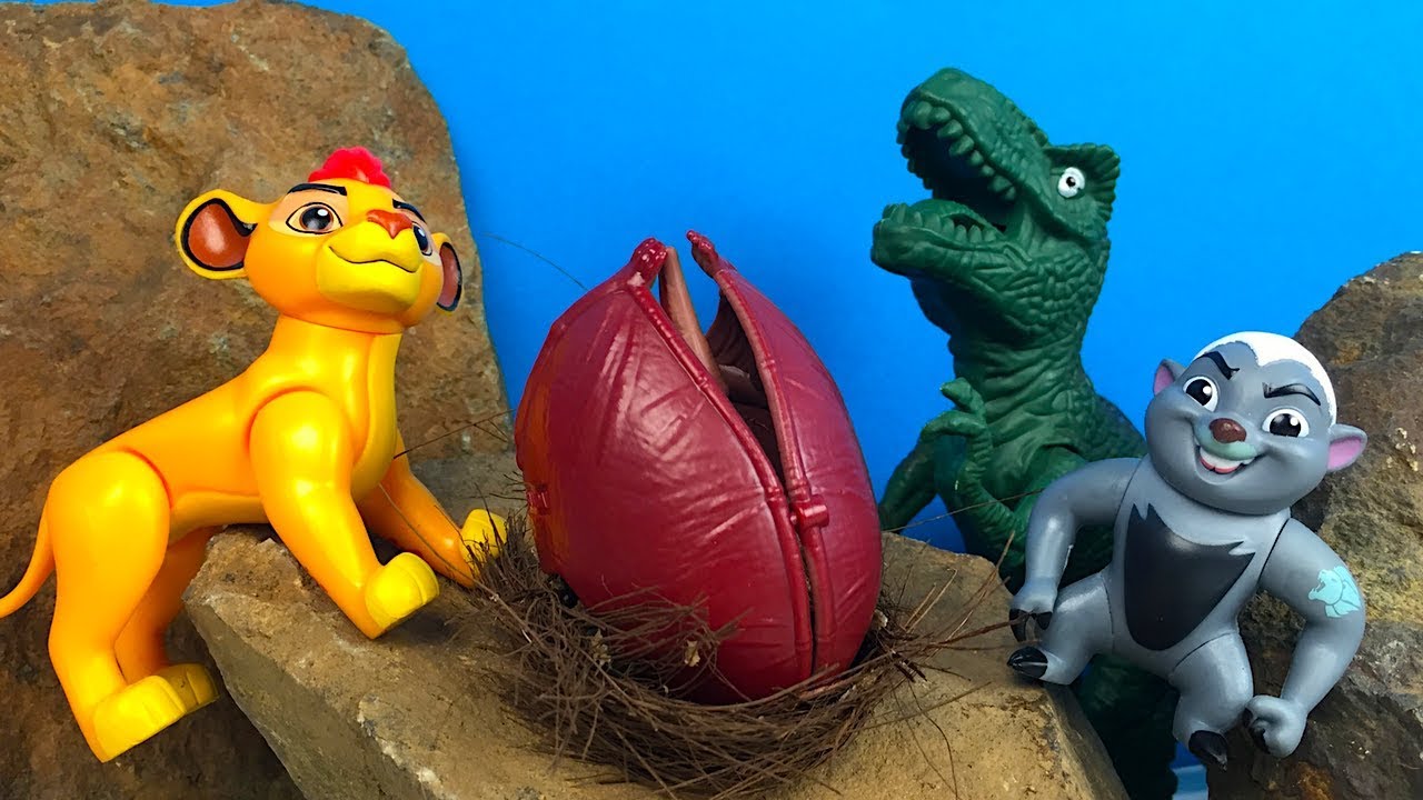 LA GUARDIA DEL LEON RESCATA A UN HUEVO DE PTERODON CON KION BUNGA ...