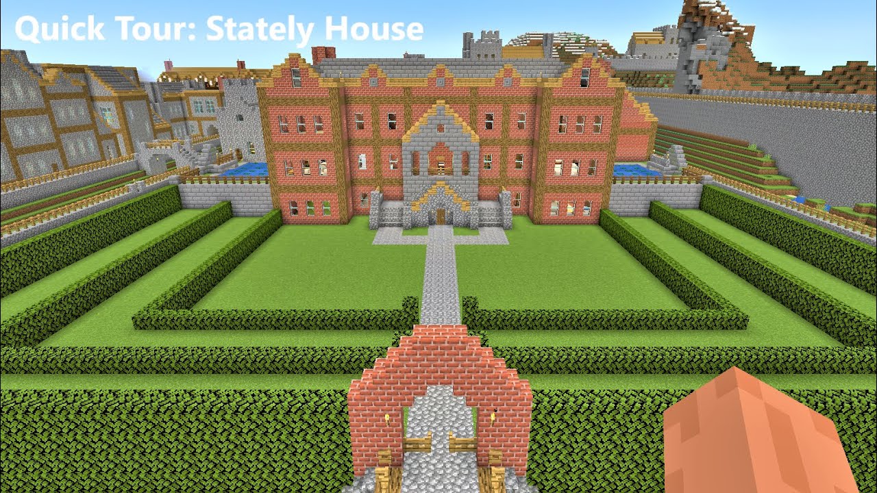 Quick Tour: Grand Stately House - Minecraft World Tour - YouTube