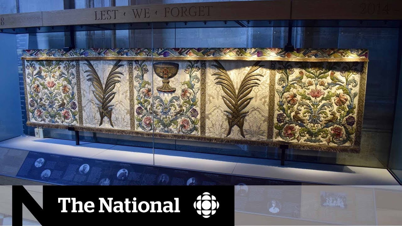 How Canadian soldiers used embroidery as therapy during WWI - YouTube