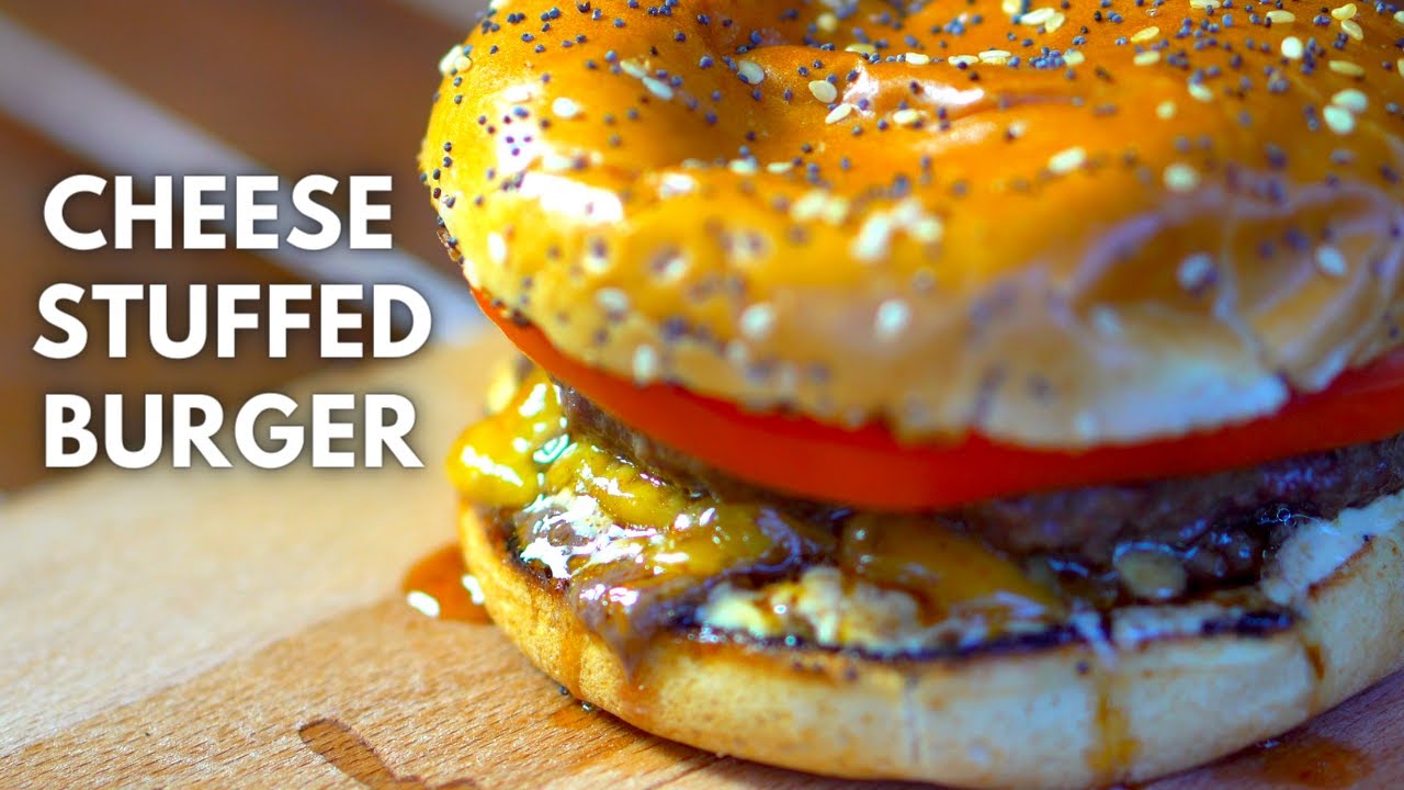 How to make CHEESE STUFFED BURGERS - Grilling JUICY LUCY - YouTube